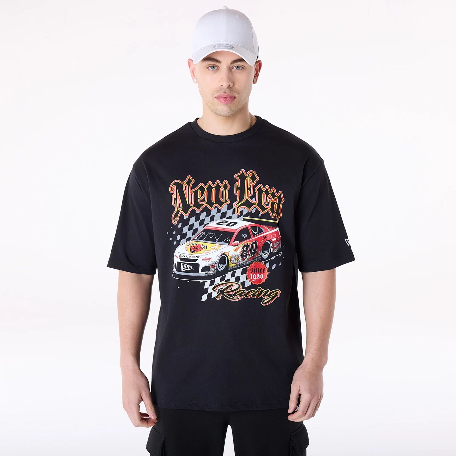 New Era 1920 Racing Black T-Shirt | New Era Cap UK