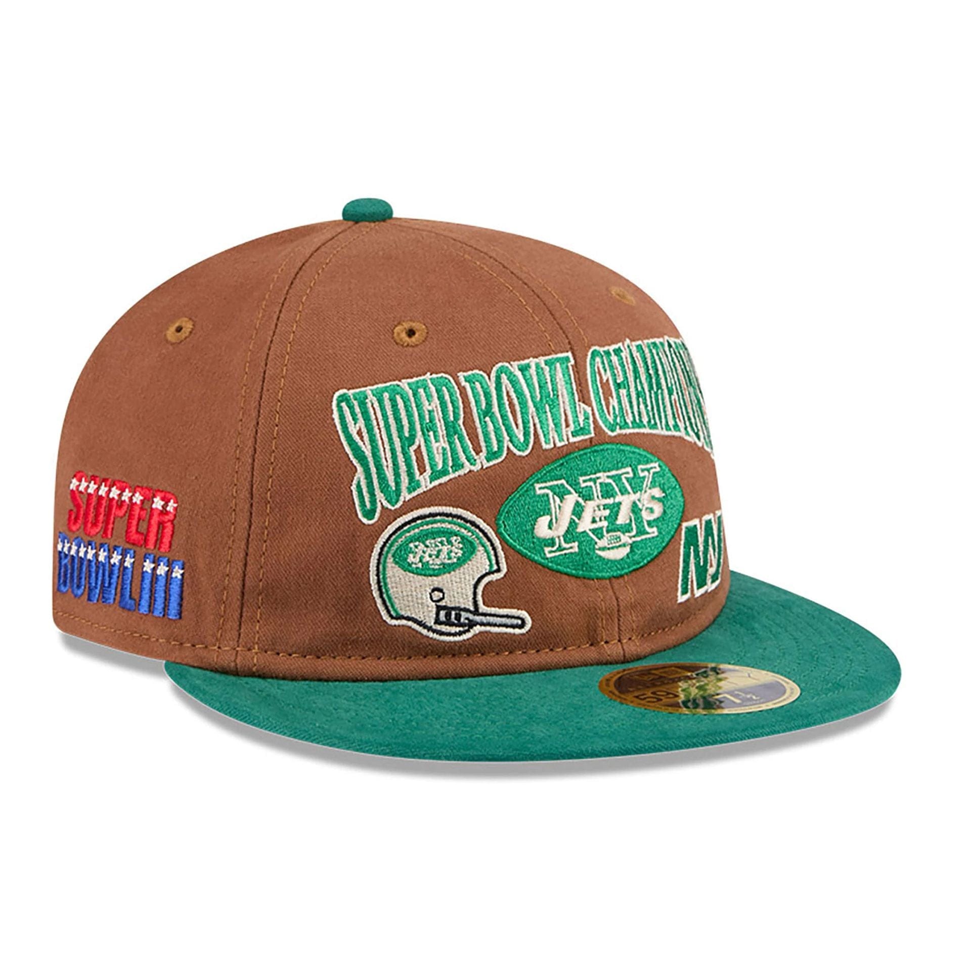 NFL Champions New York Jets Retro Crown 59FIFTY Fitted Cap | New Era Cap UK