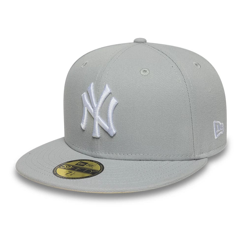 MLB New York Yankees Grey & Yellow 59FIFTY Fitted Cap | NEC UK